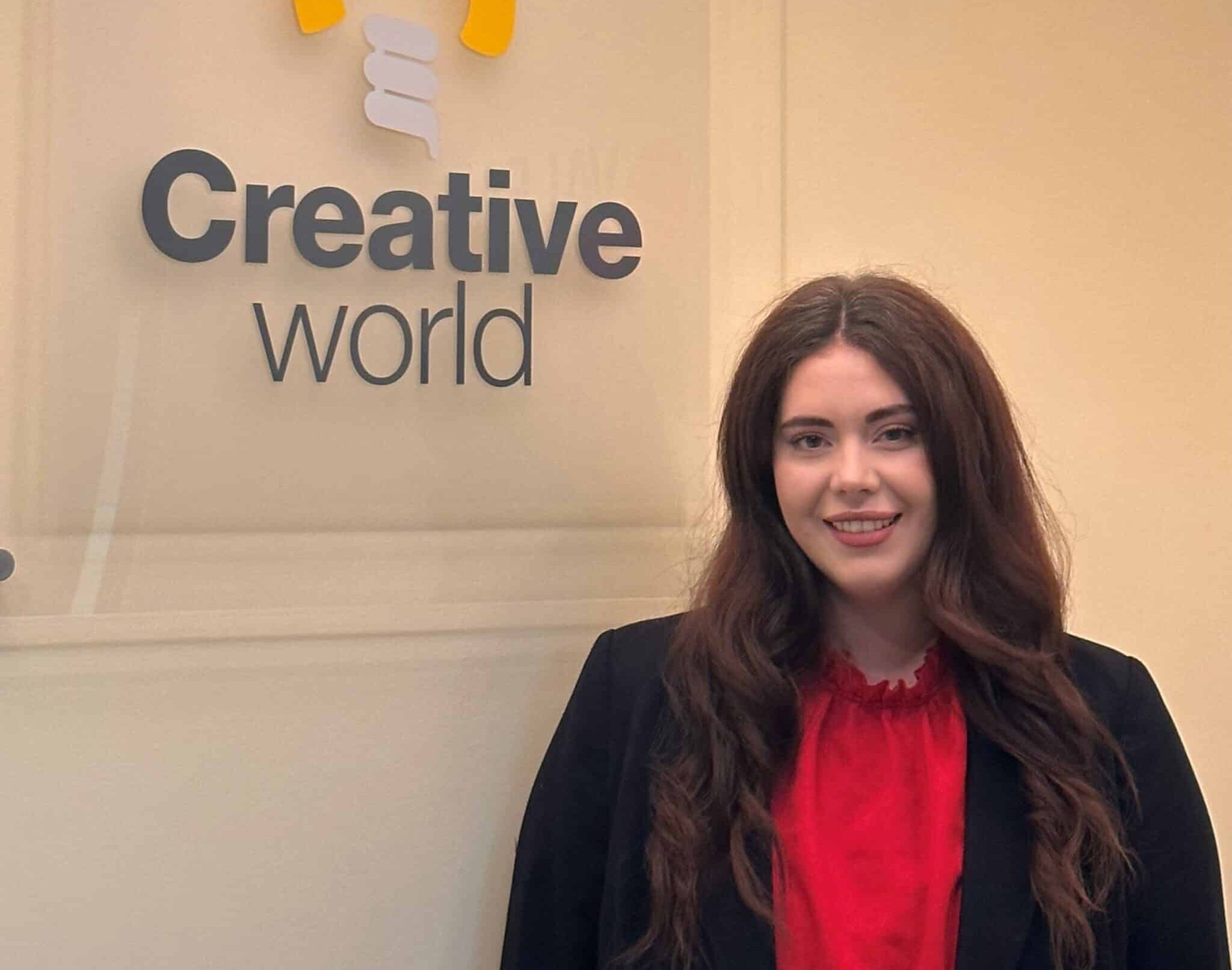 Creativeworld welcomes new Business Admin, Holly!