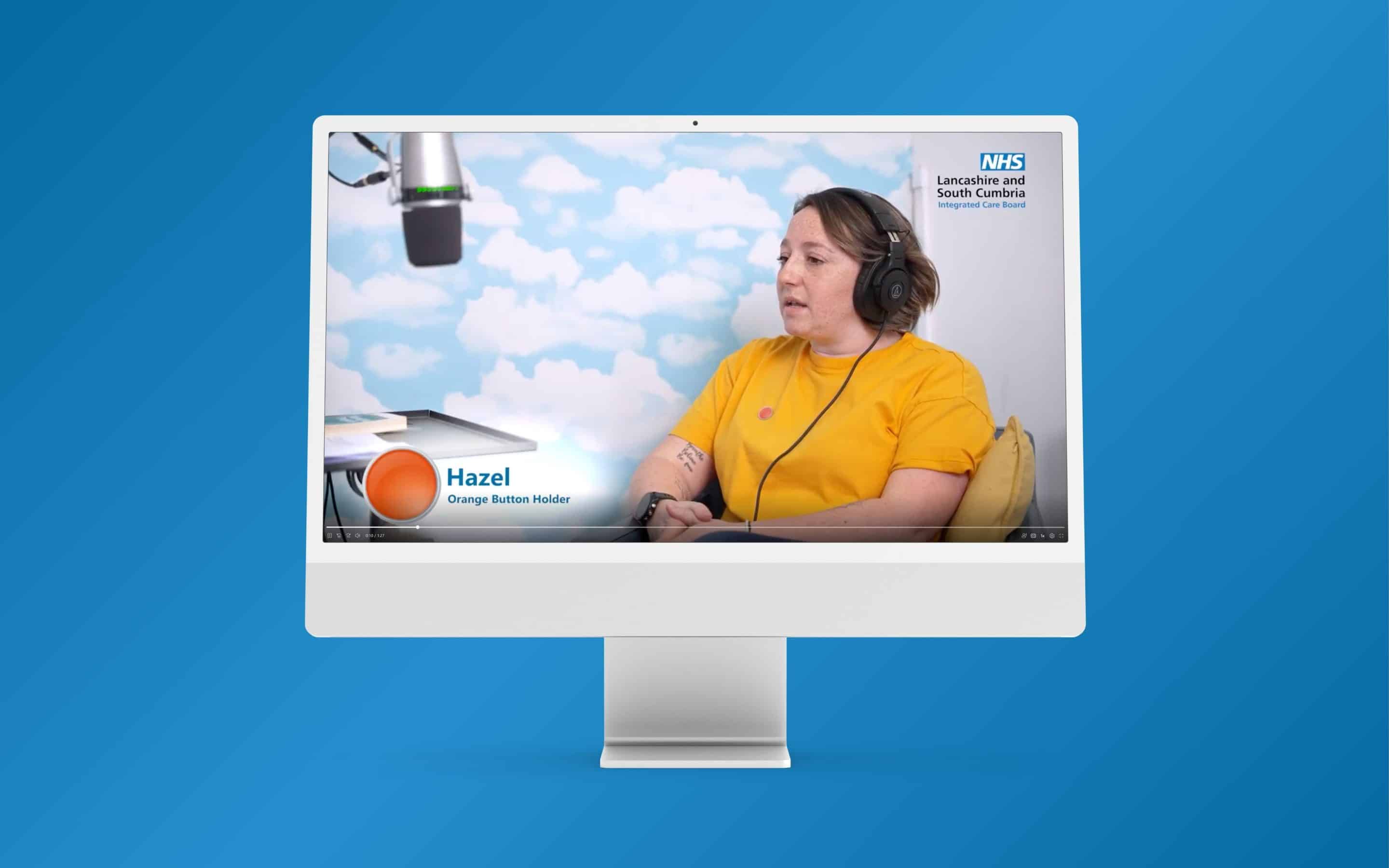 Orange Button Social Media Campaign